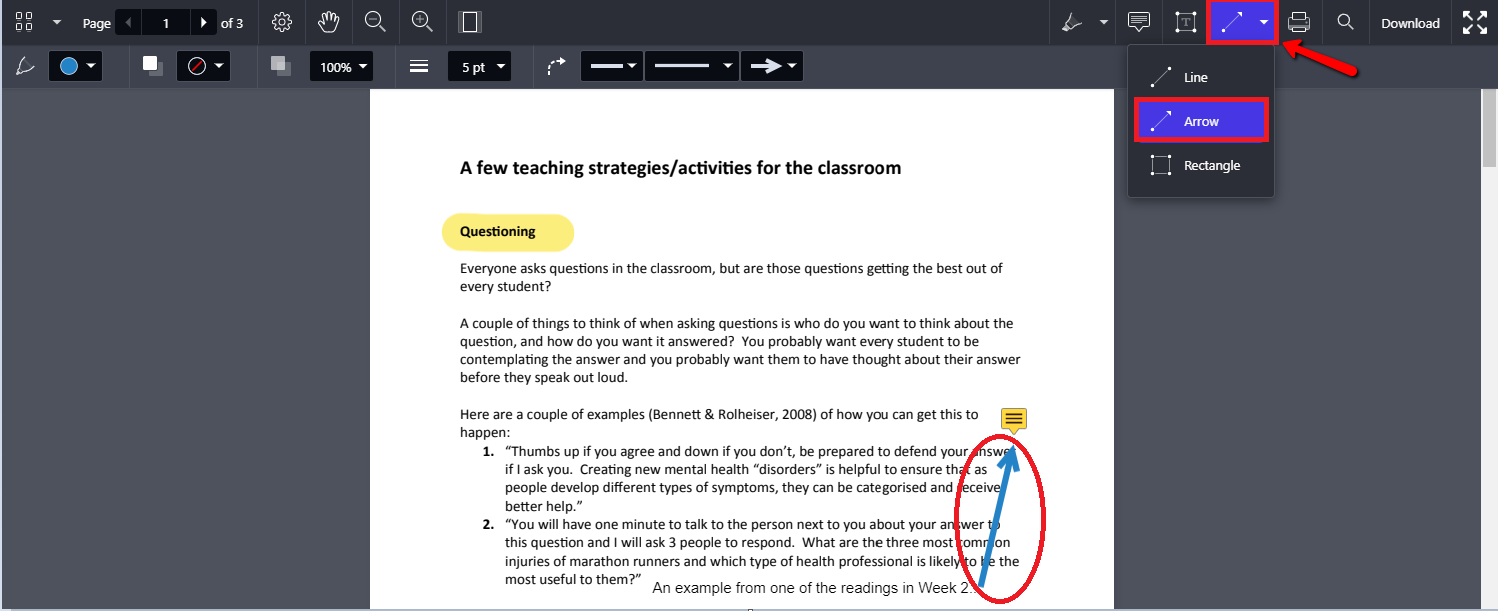 Annotation Tool For Feedback
