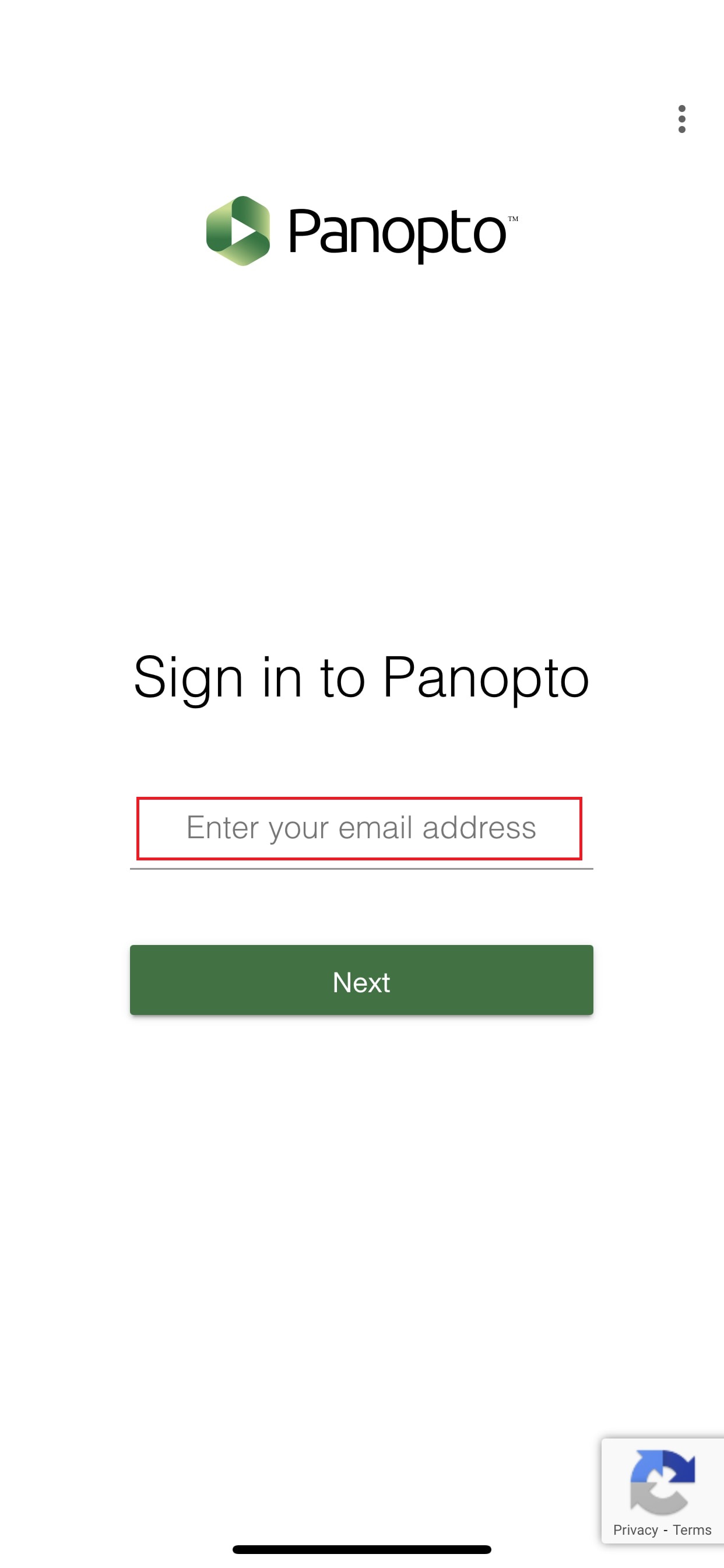 Record - Using the Panopto iPhone App