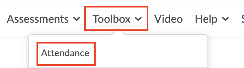 Recording Attendance