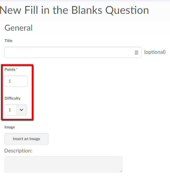 Questions - Creating Fill in the Blanks Question