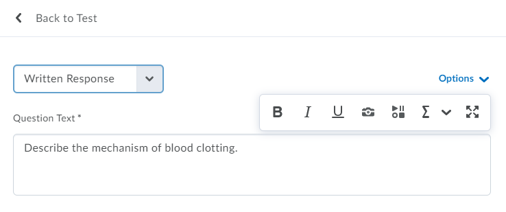 Questions - Creating Long Answer (Written Response) Questions