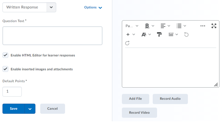 Questions - Creating Long Answer (Written Response) Questions