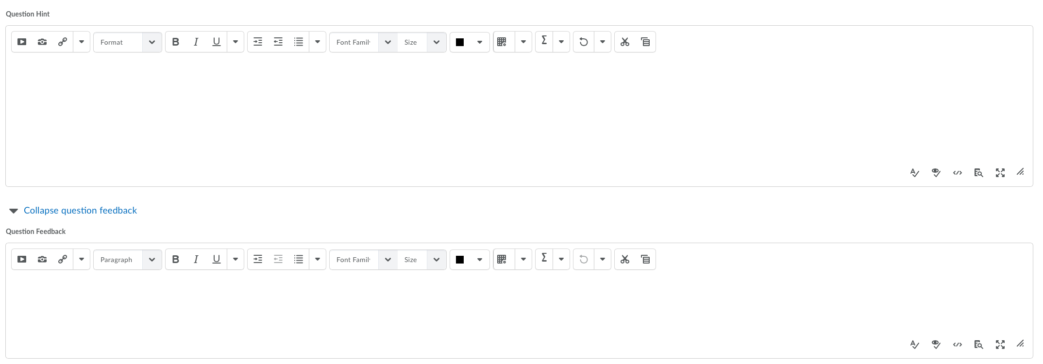 Creating a Fill in the Blanks Question