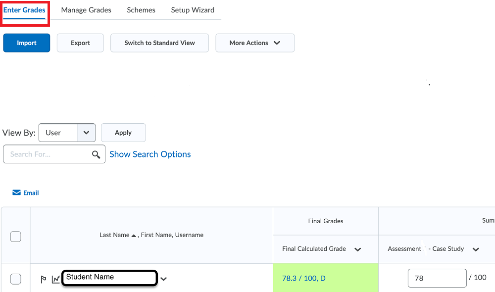 Grading and Publishing to Students