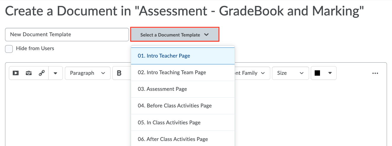 Using HTML Content Templates